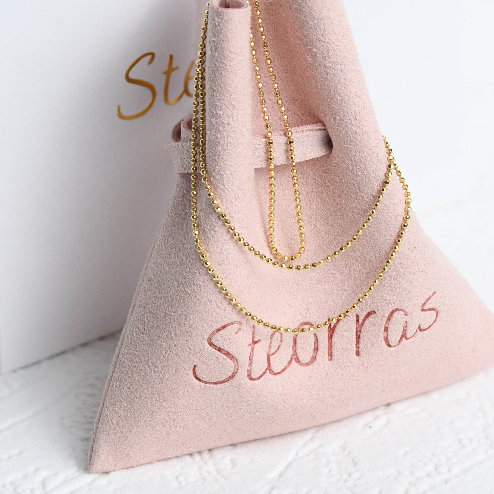 Diamond Cut Gold Bead Chain Designs | Steorras