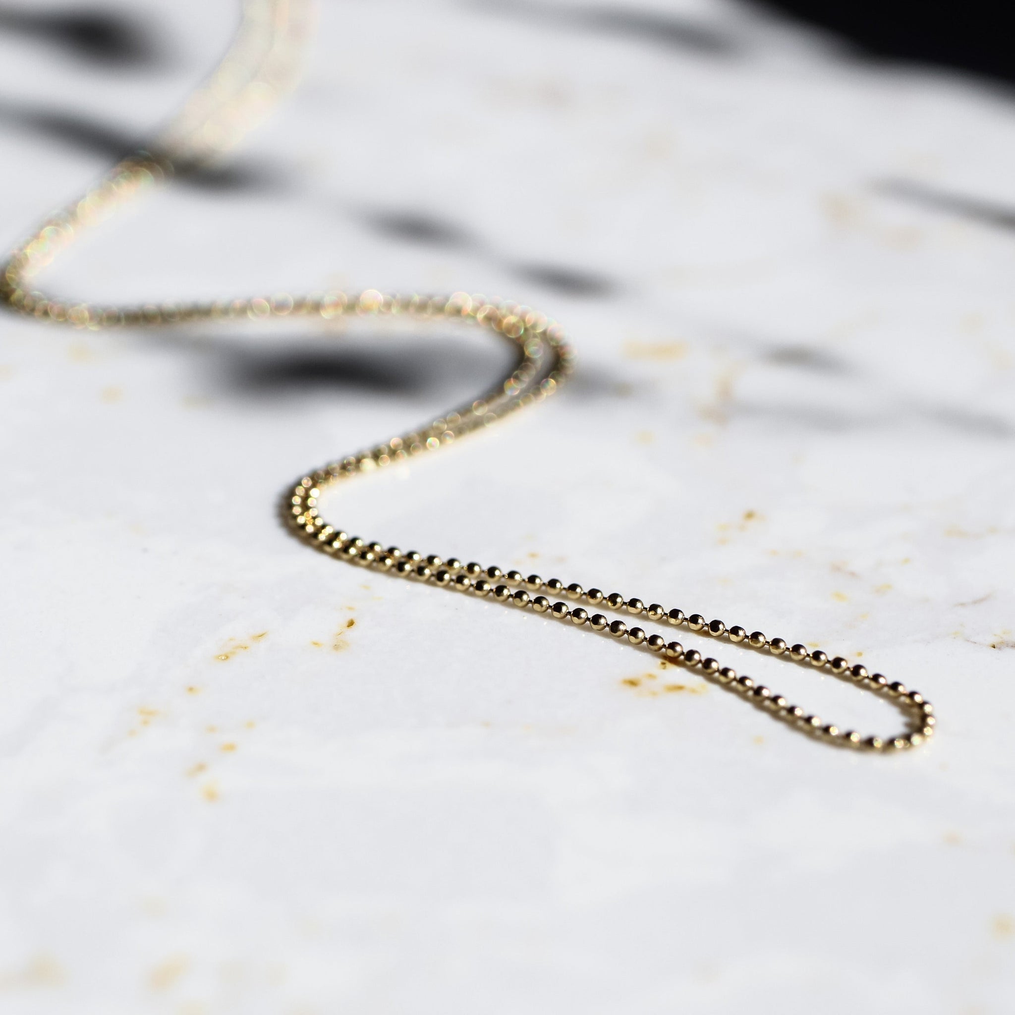 Diamond Cut Gold Bead Chain Designs | Steorras