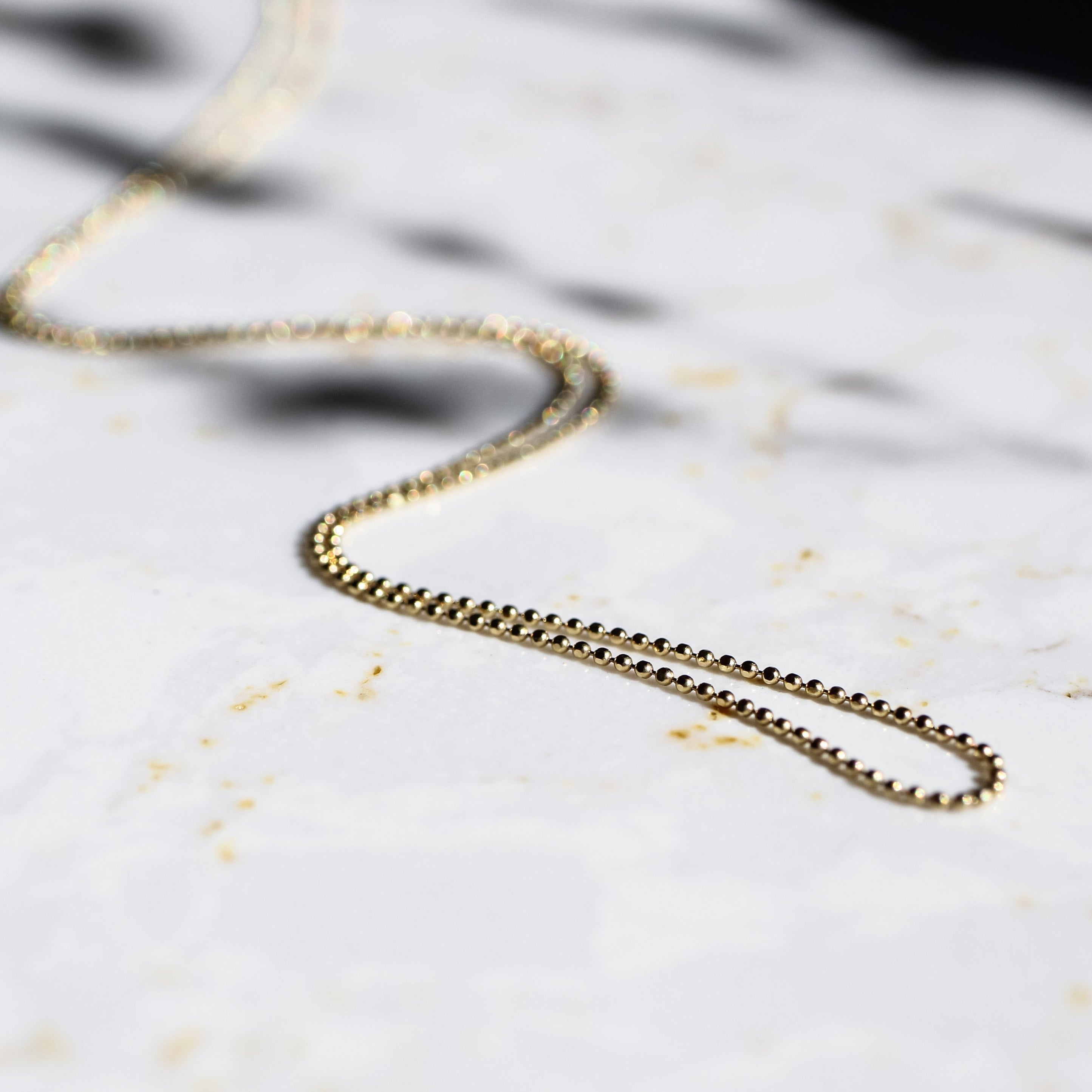 Diamond Cut Gold Bead Chain Designs | Steorras